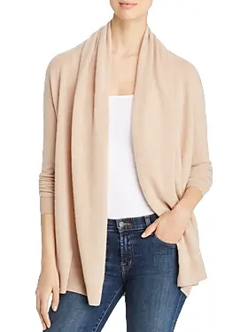 Bloomingdale'S Cashmere Open-Front Cardigan Honey