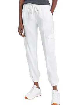 Bella Dahl Bella Dahl Cropped Cargo Track Pants White