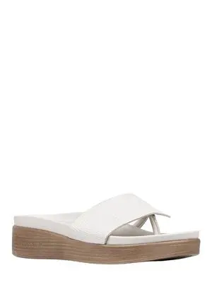 DONALD PLINER Fifi Platform Wedge Sandals - Porcelain