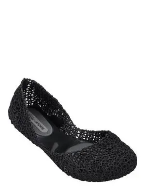 Melissa Camppap Vii Slip On Flats Black Glitter