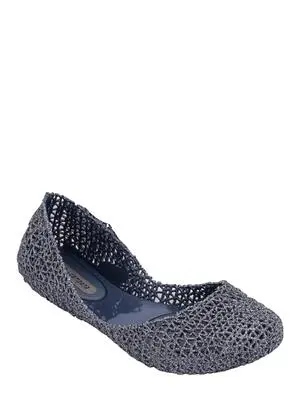 Melissa Camppap Vii Slip On Flats Blue/glitter