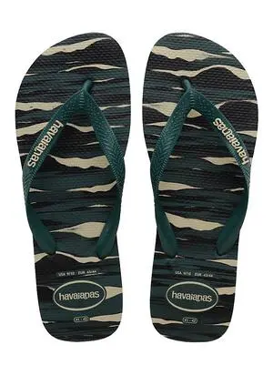 Havaianas Top Camo Print Flip-flops - Pantanal Green