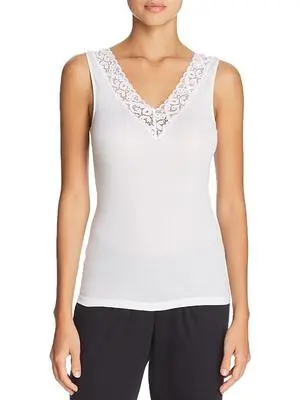 Hanro Moments Cotton Tank - White
