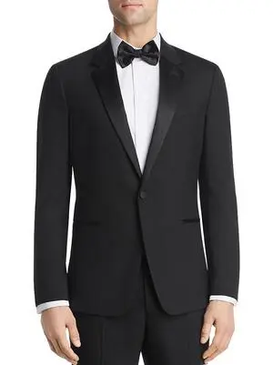Theory Chambers Slim Fit Tuxedo Jacket - Black