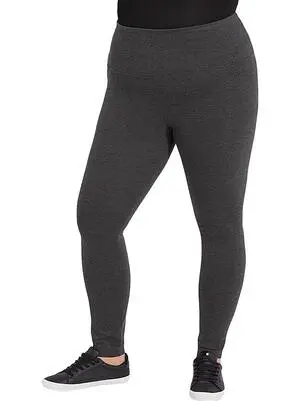 Lyssé Center Seam Ponte Leggings - Charcoal