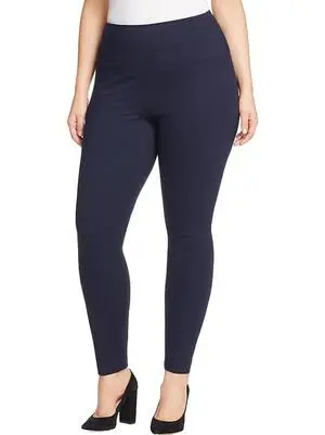 Lyssé Center Seam Ponte Leggings - Midnight