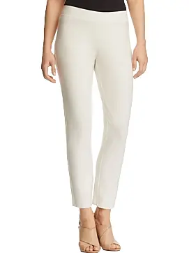 Eileen Fisher System Slim Ankle Pants Bone