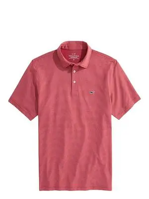 Vineyard Vines St. Jean Stripe Sankaty Regular Fit Polo Shirt Lighthouse Red