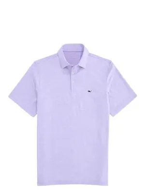 Vineyard Vines St. Jean Stripe Sankaty Regular Fit Polo Shirt Lilac Breeze