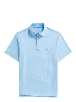 Vineyard Vines St. Jean Stripe Sankaty Regular Fit Polo Shirt Ocean Breeze