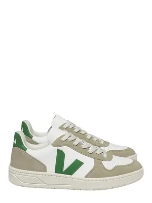VEJA V-10 Low Top Sneakers White/emerald
