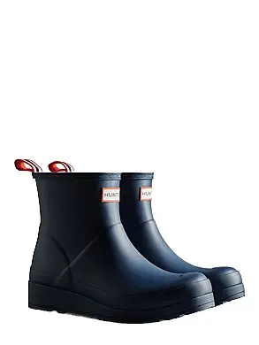 Hunter Original Short Play Wedge Rain Boots Kerhuelen Navy