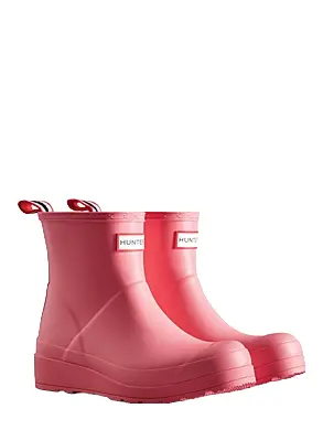 Hunter Original Short Play Wedge Rain Boots Pink Shiver