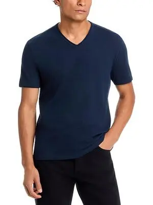 John Varvatos Star Usa Slub V-neck Tee - Midnight