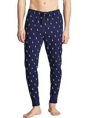 Polo Ralph Lauren Pony Print Pajama Jogger Pants - Cruise Navy