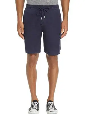 Vilebrequin Solid 10" Drawstring Shorts - Navy