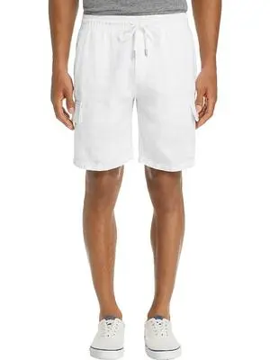 Vilebrequin Solid 10" Drawstring Shorts - White