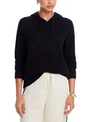 Bloomingdale'S C Exclusive Pullover Cashmere Hoodie - Black