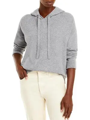 Bloomingdale'S C By Bloomingdale's Exclusive Pullover Cashmere Hoodie Medium Gray