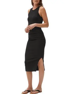 Michael Stars Wren Tank Midi Dress - Black
