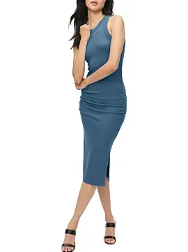 Michael Stars Wren Tank Midi Dress Pebble