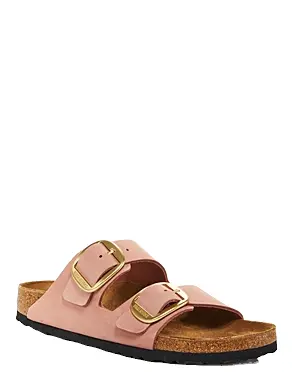 BIRKENSTOCK Arizona Big Buckle Slide Sandals Old Rose