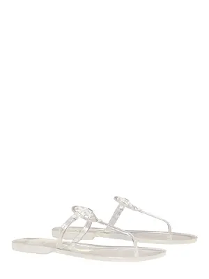 Tory Burch Mini Miller Jelly Thong Sandals Clear
