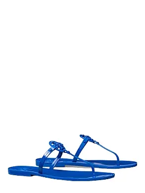 Tory Burch Mini Miller Jelly Thong Sandals Cobalt