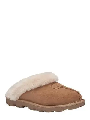 Citizens Of Humanity Coquette Shearling Slippers - Chestnut