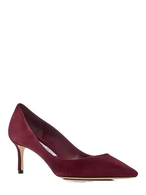 JIMMY CHOO Romy 60 Pointed-Toe Pumps Garnet