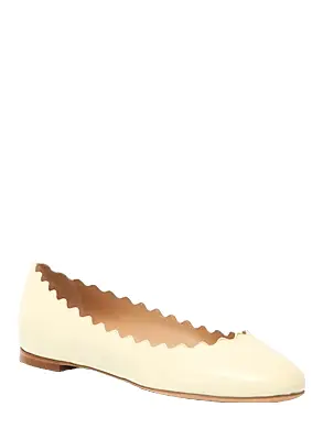 Chloé Lauren Ballet Flats Cloudy Cream