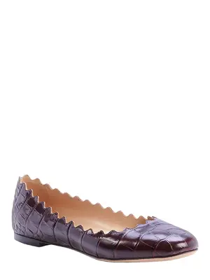 Chloé Lauren Ballet Flats Sharp Brow