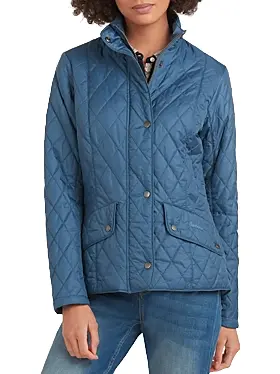 Barbour Flyweight Cavalry Quilted Jacket China Blue
