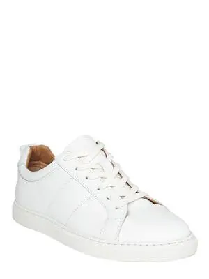 Whistles Koki Lace Up Leather Sneakers - White