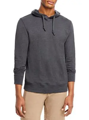 Faherty Brand Slub Cotton Hoodie - Graphite