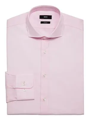 BOSS Mark Sharp Fit Dress Shirt - Light Pink