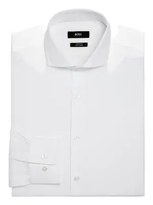 BOSS Mark Sharp Fit Dress Shirt - White