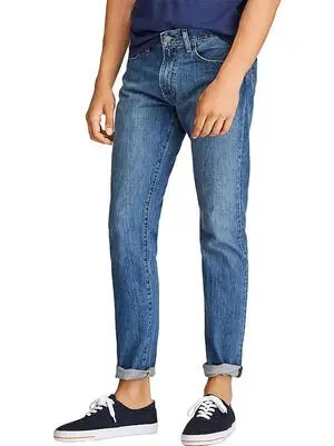 Polo Ralph Lauren Varick Slim Straight Jeans - Medium Blue