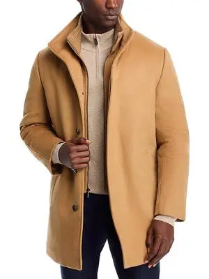 Cardinal Of Canada Mont Royal Wool & Cashmere Car Coat - Vicuna
