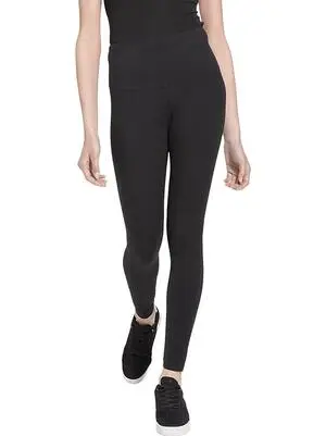 Lyssé Cotton Stretch Leggings - Black