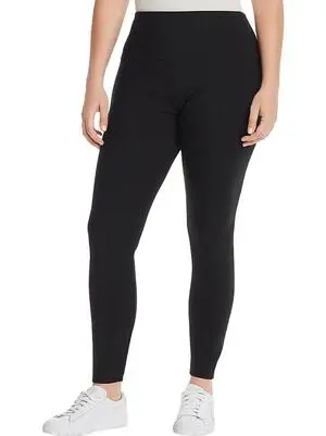 Lyssé Cotton Stretch Leggings - Black