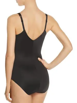TC FINE INTIMATES Wonderful U Collection Bodybriefer Bodysuit - Black