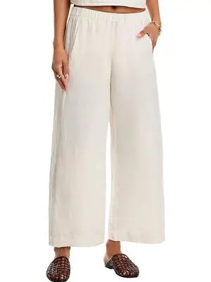 Velvet By Graham & Spencer Velvet By Graham & Spencer Lola Linen Pants Chalk