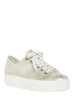 Paul Green Bixby Low Top Sneakers - Mineral Metallic