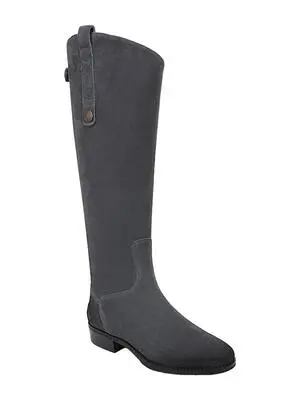 Sam Edelman Sam Edelman Penny Leather Riding Boots Galaxy Gray