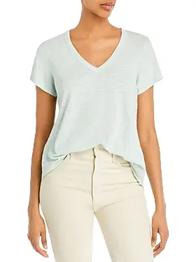 Wilt Shrunken V-Neck Tee Artichoke