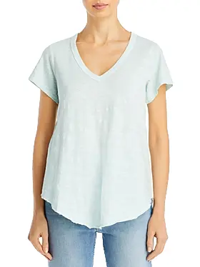 Wilt Shrunken V-Neck Tee Glacier