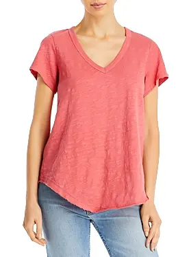Wilt Shrunken V-Neck Tee Pepper