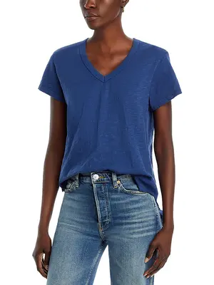 Wilt Shrunken V-Neck Tee Twilight