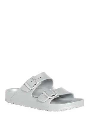 BIRKENSTOCK Arizona EVA Slide Sandals Silver